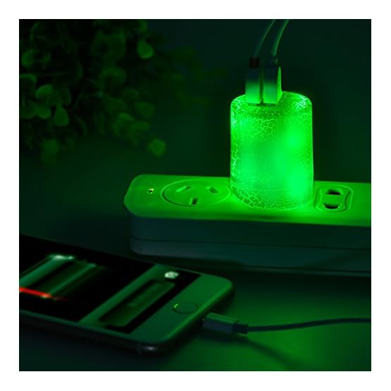 LED Glow USB Wall Charger