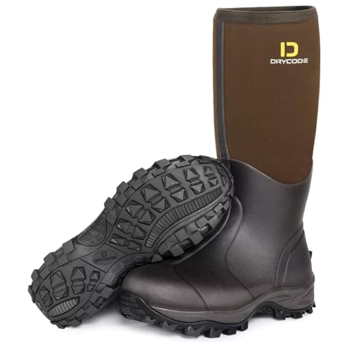 DRYCODE Rubber Boots for Men & Women with Steel Shank, Size 5 & 10-12 ...