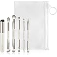 Amazon.com: Solone Mini Makeup Travel Brush Set (6pcs) - Blush, Eyeshadow, Pencil, Detail ...