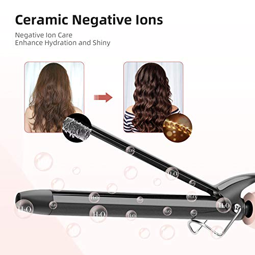 PARWIN PRO BEAUTY Curling Iron, 3/4 inch Ceramic Ionic Curling Wand ...