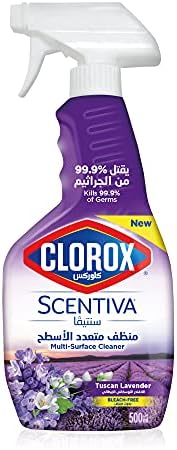Clorox Scentiva Spray Multi-Surface Cleaner 500ml, Tuscan Lavender, No ...
