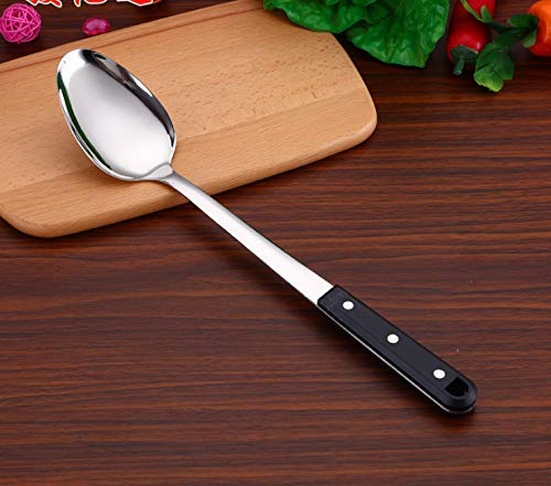 Buy Stainless Steel Kitchen Cook Serving Spoon - Solid Cooking Buffet ...