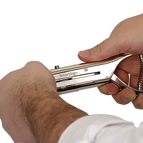 SmartSign-AD-0005 Heavy Duty Hole Punch | 5" Tall, Silver on Galleon ...