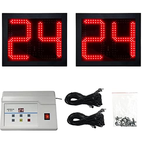 YZ 2 Pack Custom Time 14/24 Second Shot Clock Basketball Court ...