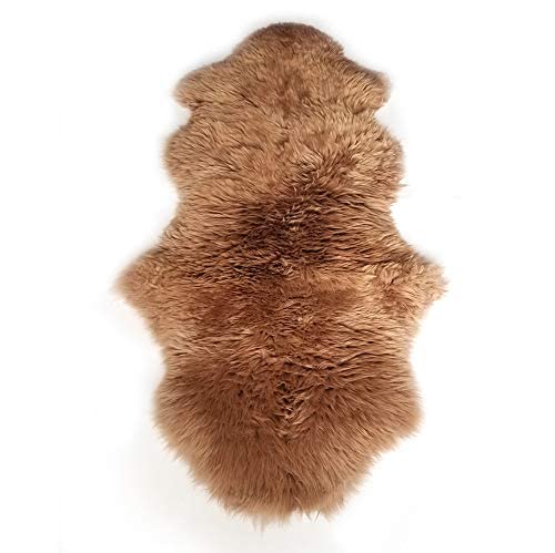 WL&ALLEN Large Sheepskin Rug Genuine Thick and Lush 3 Inch Pile?Luxury ...