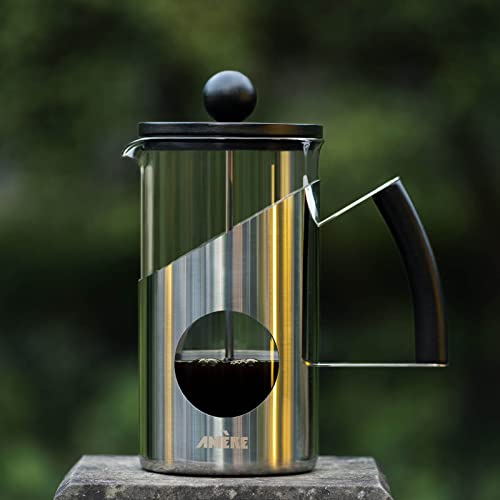 Amère PIRO French Press Coffee Maker, 34 Oz Glass Carafe (Noir ...
