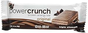 Power Crunch Triple Chocolate, 1.4-Ounce Bar, 12 count: Amazon.ca ...