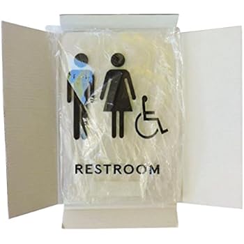 Amazon.com: Headline Sign® ADA Sign, Restroom/Wheelchair Accessible ...