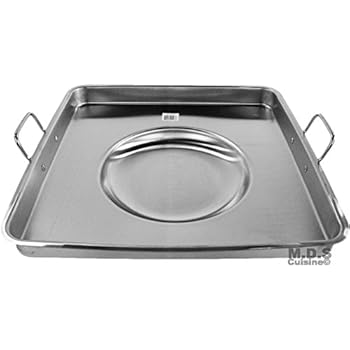 Amazon.com: Comal Stainless Steel 22" Acero Inoxidable Concave Outdoors ...