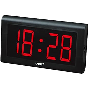 Amazon.com: DBTech Stylish Big Digital LED Wall Clock with Circling LED ...