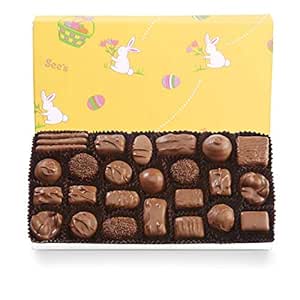 Amazon.com : Sees Candies Milk Chocolate Easter Box Assortment - 1 pound - Premium Chocolate ...