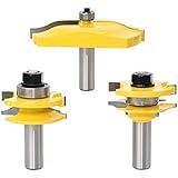 AccOED 3pcs 1/2'' Shank Door Panel Woodworking Cutter Tool Cabinet ...