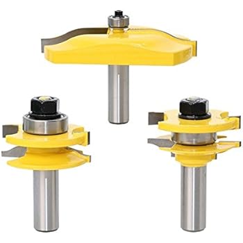 AccOED 3pcs 1/2'' Shank Door Panel Woodworking Cutter Tool Cabinet ...