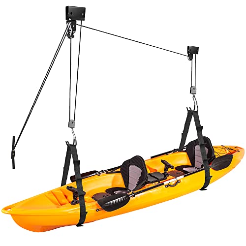 Favorite-trade Kayak Hoist Lift Garage Storage, Canoe Hoists, Heavy ...