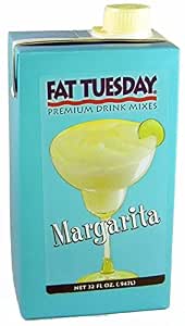 Amazon.com : Fat Tuesday Drink Mix Margarita Mix 32OZ Sold Each # ...