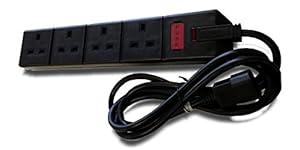 UPS Output Connector. IEC to 4way UK Gang Socket: Amazon.co.uk: Electronics