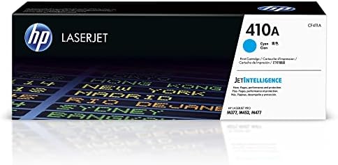 HP 410A Cyan Original LaserJet Toner Cartridge [CF411A] | Works with HP LaserJet Pro M377, M452 ...