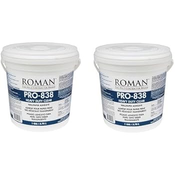 Amazon.com: ROMAN PRO-880 5 gal. Ultra Clear Premium Strippable Clear ...