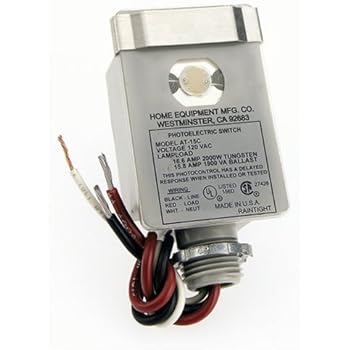 Intermatic K4123C 208-277-Volt Stem Mount Position Thermal Photocontrol ...