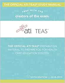 ATI TEAS Review Manual: Sixth Edition Revised: 9781565335752: Medicine ...