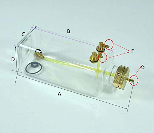 Zyhobby 1Set 500ML 500CC Fuel Tank For Gas Airplane RC Model 145 X 64mm ...