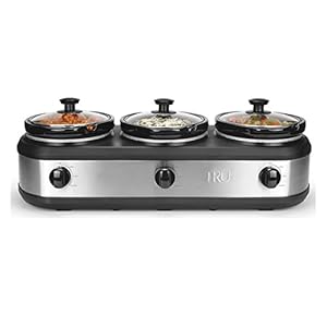 Tru Triple Crock Long Buffet Server Slow Cooker: Amazon.co.uk: Kitchen ...