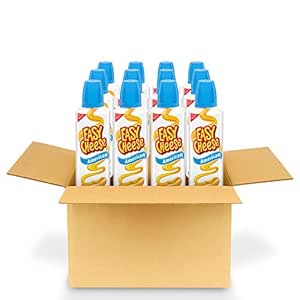 Amazon.com: Easy Cheese American Cheese Snack, 12 - 8 oz Cans