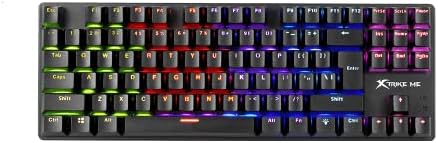 سعر XTRIKE ME GK-986 Gaming Keyboard TKL portable, Compact RGB Wired ...