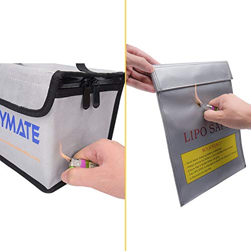 HOBBYMATE Lipo Battery Safe Bag Fireproof - for Lipo Battery Charging ...