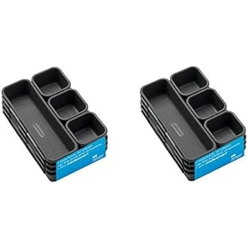 Amazon.com: Made Smart Interlocking Storage Bins, 8/pk (Set of 2): Arts ...