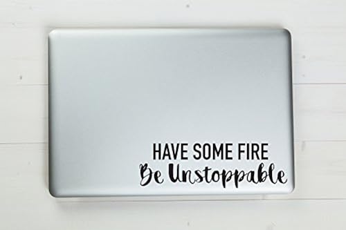 Have Some Fire Be Unstoppable Meredith Grey Quote Grey's Anatomy Vinyl ...