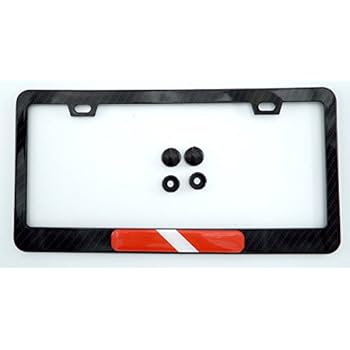Amazon.com: Scuba Diving License Plate Frames Dive Flag: Automotive