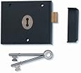 Rim Deadlock 4" x 3" - Black: Amazon.co.uk: DIY & Tools
