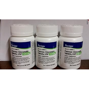Amazon.com: FERROUS GLUCONATE 324MG PADD 100TB by PADDOCK LABORATORIES ...