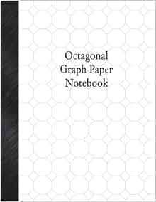 Octagonal Graph Paper Notebook: 1" Octagonal Rule, 80 Pages: Basic ...