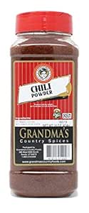 Amazon.com : Grandma's Country - Premium Chili Powder - 16 oz - Gourmet ...
