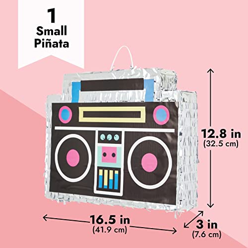 80s Boombox Pinata for Retro Birthday Party Decorations, 90s Hip Hop ...