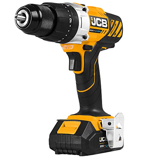 JCB Tools - JCB 20V Cordless Hammer Drill Driver Power Tool With 2.0Ah ...