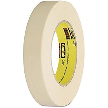 3M Scotch 250 Flatback Masking Tape, 200 Degree F Performance ...