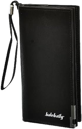 Balebaily Leather Classic Zipper Wallet With Bifold Pocket And Credit ...