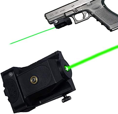 Tactical Green Laser Sight for Pistols, Rail-Mount Low Profile Laser ...