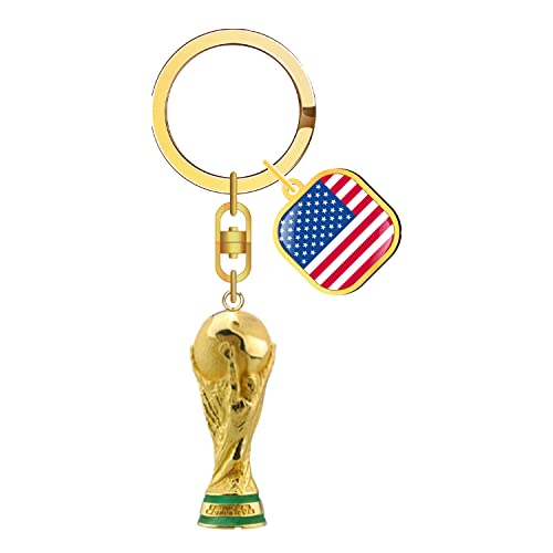 HONAV 2022 FIFA World Cup Qatar Trophy Keychain With United States ...