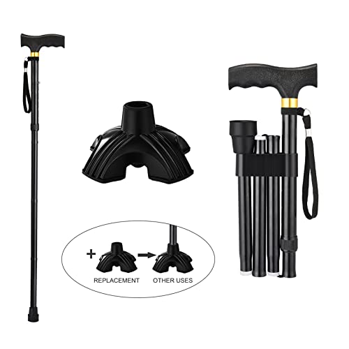 MASYN Folding Walking Cane, 5-Level Height Adjustable Walking Stick ...