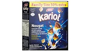 Amazon.com: Telma Nougat Creme Filled Kariot Cereal, Family Size (19.8oz)