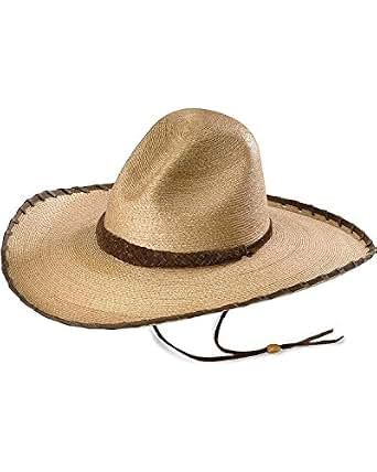 Amazon.com: Larry Mahan Men's 30X Cherokee Sloped Straw Cowboy Hat - Ms ...