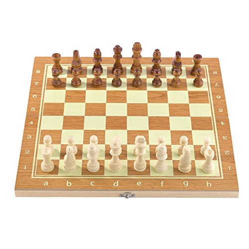 CSVICTORY Classic Chess Set 11" x 11"- New Zealand Pine Wooden Chess ...