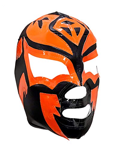 SOMBRA Adult Lucha Libre Wrestling Mask (pro-fit) Costume Wear - Black ...