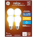 GE Relax 2-Pack 60 W Equivalent Dimmable Soft White G16.5 LED Light ...