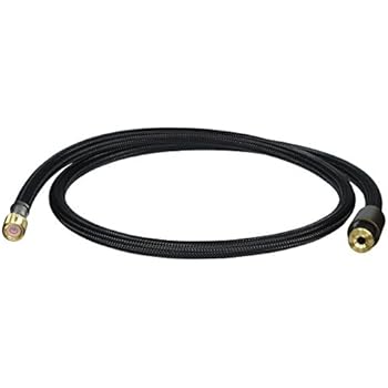 Rohl 9.28426PN Perrin and Rowe Side Spray Black Nylon 47 Hose Only with ...