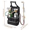 Portable DOT Welding Oxygen/Acetylene Torch Kit with Regulators, Tanks ...